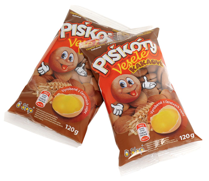 Veselé piškóty kakaové 120 g - E-shop - Dovezieme.sk